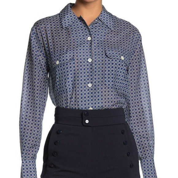 Equipment | Tops | Equipment Videlle Blouse Shirt Size Xs | Poshmark